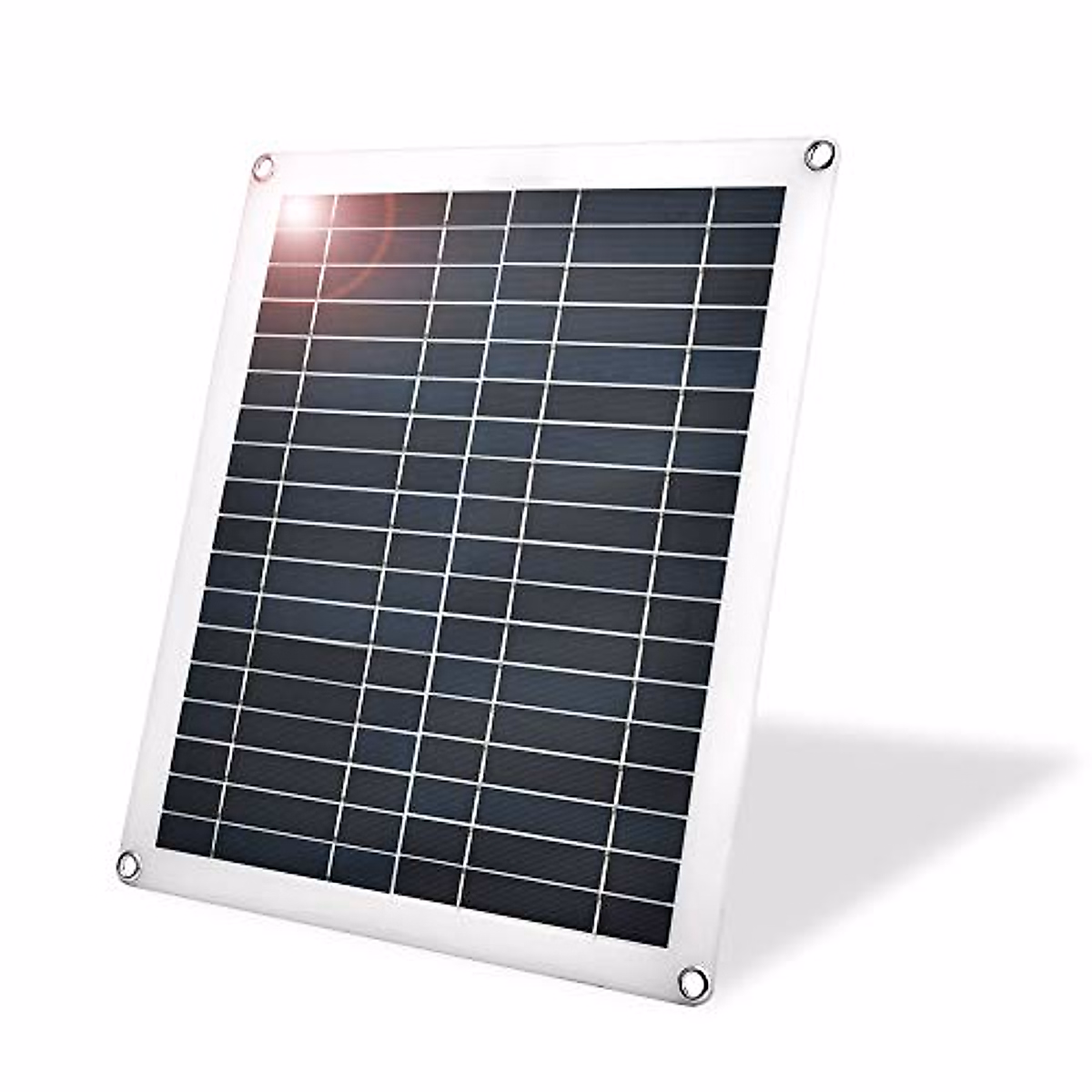 20W Flexible Solar Panel,New Waterproof Flexible Polycrystalline Solar Panel Charger Outdoor para barcos, autocaravanas, caravanas y sistemas de desagüe