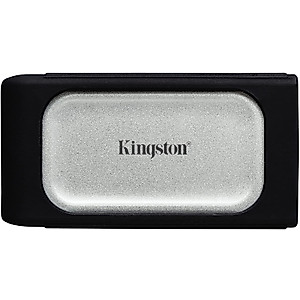 Everything But Stromboli Kingston XS2000 Portable SSD 1TB for Laptop, Computer, Tablet, Phone with USB 3.2 Type-C Port (SXS2000/1000G) External Solid State Drive - Bundle Microfiber Cloth