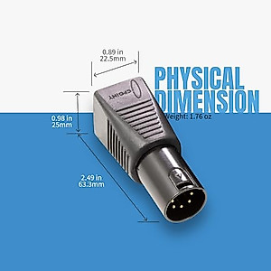 SIRS-E 2-Pack - CPoint XLR RJ45 Adapter CAT-5 Ethernet to DMX512 Cable Converter, Female 3-Pin, XLRJ45-3F