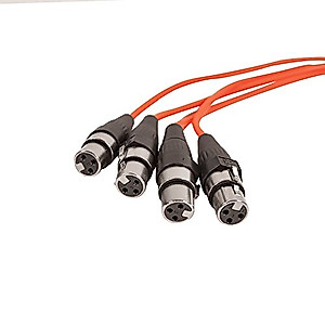 Seismic Audio SACB-16x4x25 16-Channel XLR Low Profile Circuit Board Snake Cable, 25-Feet