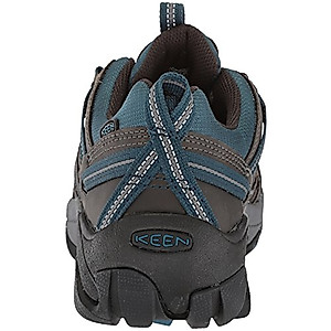 KEEN Men's Voyageur Low Height Breathable Hiking Shoes, Alcatraz/Legion Blue, 12