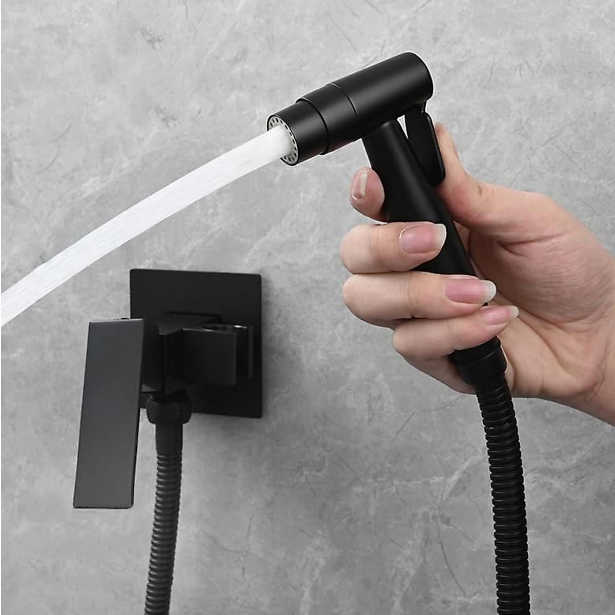 Bidet Sprayer for Toilet Bidet Sprayer for Toilet Handheld Bidet Sprayer All Copper Black Single Mode (Chrome Dual Mode) (Black Dual Mode)