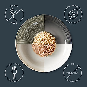 Reveal Natural Wet Cat Food, 12 Count, Grain Free, Limited Ingredient Canned Food for Cats, Fish and Chicken Variety in Broth, 2.47 oz Cans