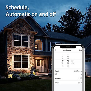 A19 Smart LED Light Bulbs 9W 800LM WiFi & Bluetooth, Compatible with Alexa & Google Assistant, RGB 2200K-6500K Dimmable Color Changing, Group Control, No Hub Required, 4 Pack
