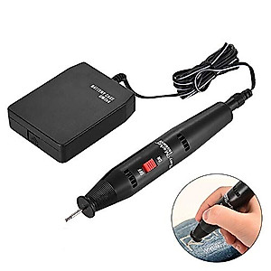 Electric Engraving Machine Mini DIY Etcher Engraving Carve Machine Tool Kit with Diamond Tip Bit to Engrave on Metal Glass Ceramic Plastic Wood Jewelry Stone