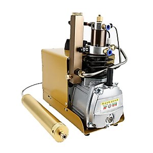 BJTDLLX 4500Psi High-Pressure Electric PCP Air Compressor, 110V 30MPa Scuba Diving Pump, Water Pump Water-cooled with Water Pipe, for Fire Fighting and Diving, Pressure and Leakage Testing