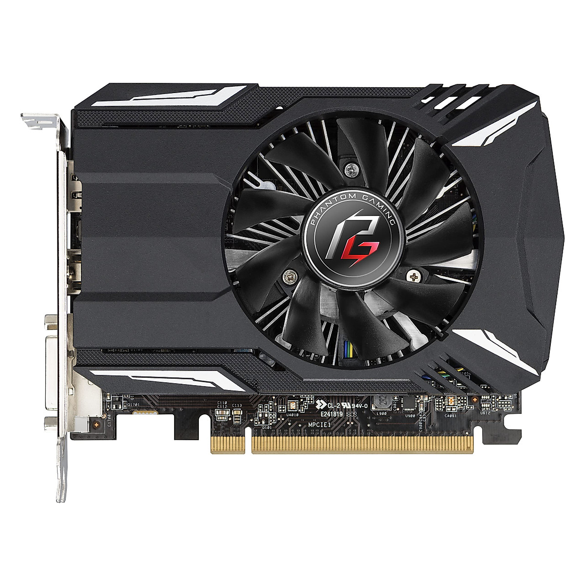 ASRock AMD Phantom Gaming Radeon RX 550 2G DisplayPort HDMI DVI GDDR5 128-bit 5120 x 2880 PCI Express x16 6000 MHz Graphics Card DirectX