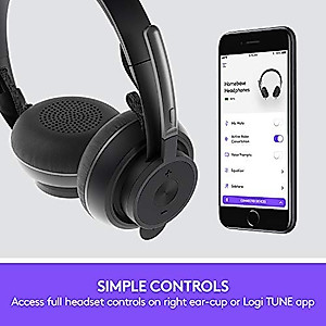 Logitech Zone Wireless Certified for Microsoft Teams Bluetooth Headset