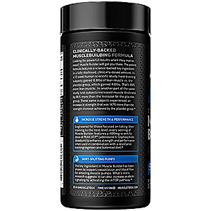 Muscle Builder | MuscleTech Muscle Builder | Muscle Building Supplements for Men & Women | Nitric Oxide Booster | Muscle Gainer Workout Supplement | 400mg of Peak ATP for Enhanced Strength, 30 Pills