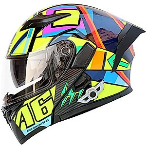 WANGFENG Youth Kids ATV Motocross Dirt Bike Motorcycle BMX Downhill Off-Road MTB Mountain Bike Helmet DOT Approved (red)