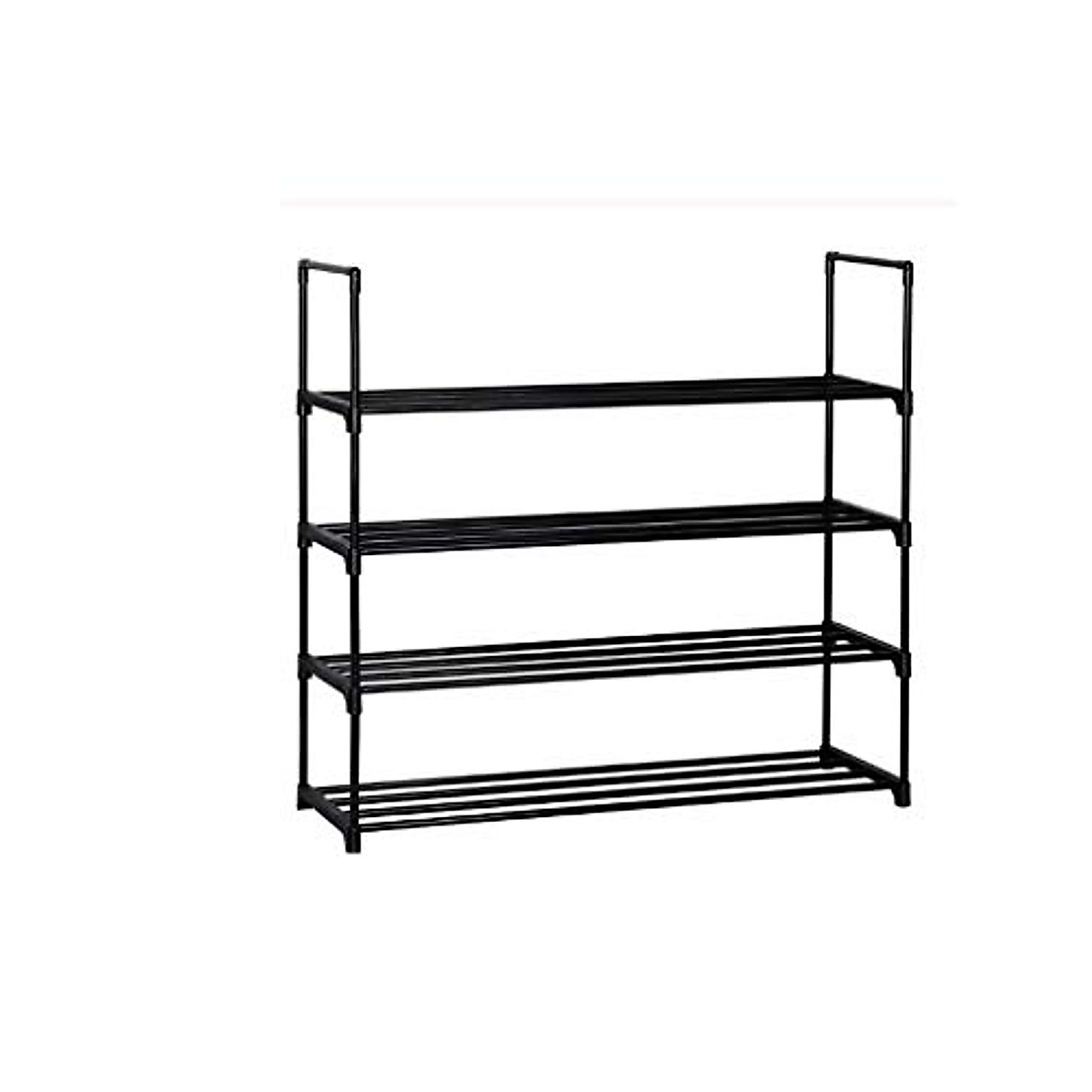 TAZSJG 4 Layers Metal Shoes Rack Home Assemble Modern Strong Bearing Storage Shelf
