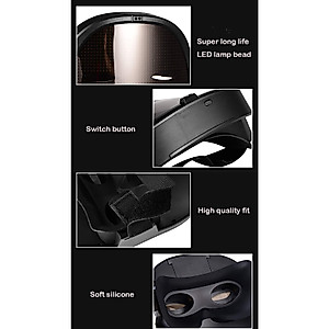 Depointer Life Led Mask with Bluetooth-compatible App Controlled, Customizable Shining Mask