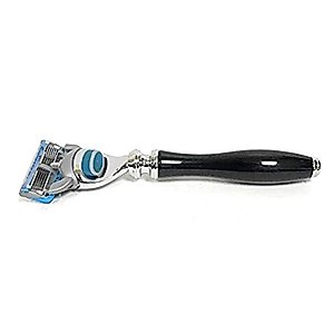 G.B.S Men's Classic 5 Blade Compatible Razor with Black Handle