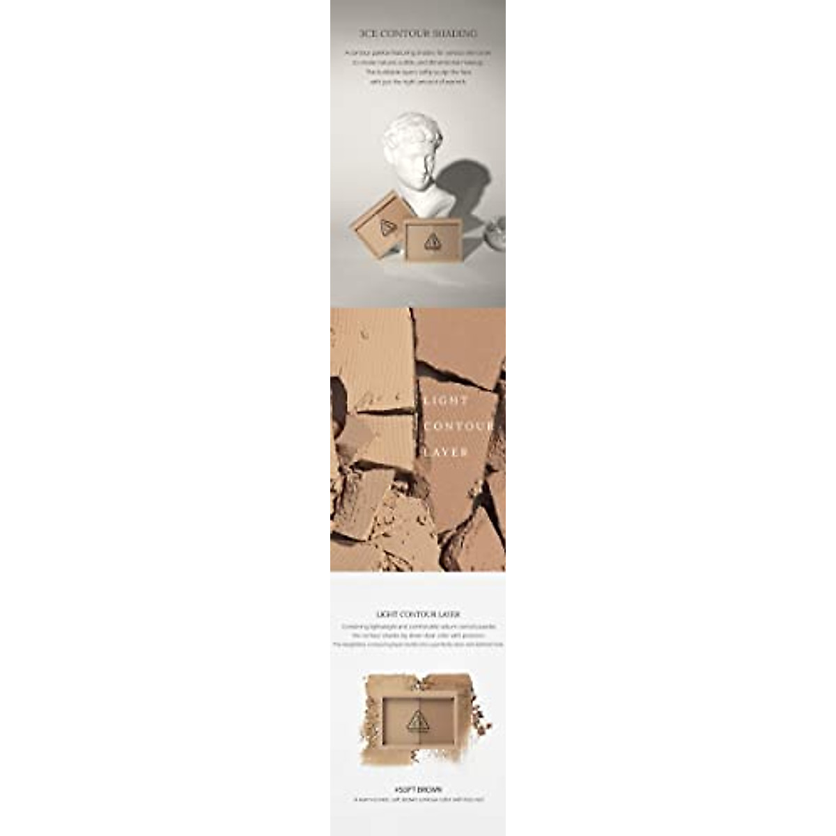 3CE CONTOUR SHADING #SOFT BROWN 8.6g ABG Style K-Beauty K-Make Up Korean Make Up