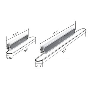 Wall Mounted Slipper Rack Organizer Towel Bar with Sticky Hanging Strips Convenient Self-Adhesive(10.2", Grey)