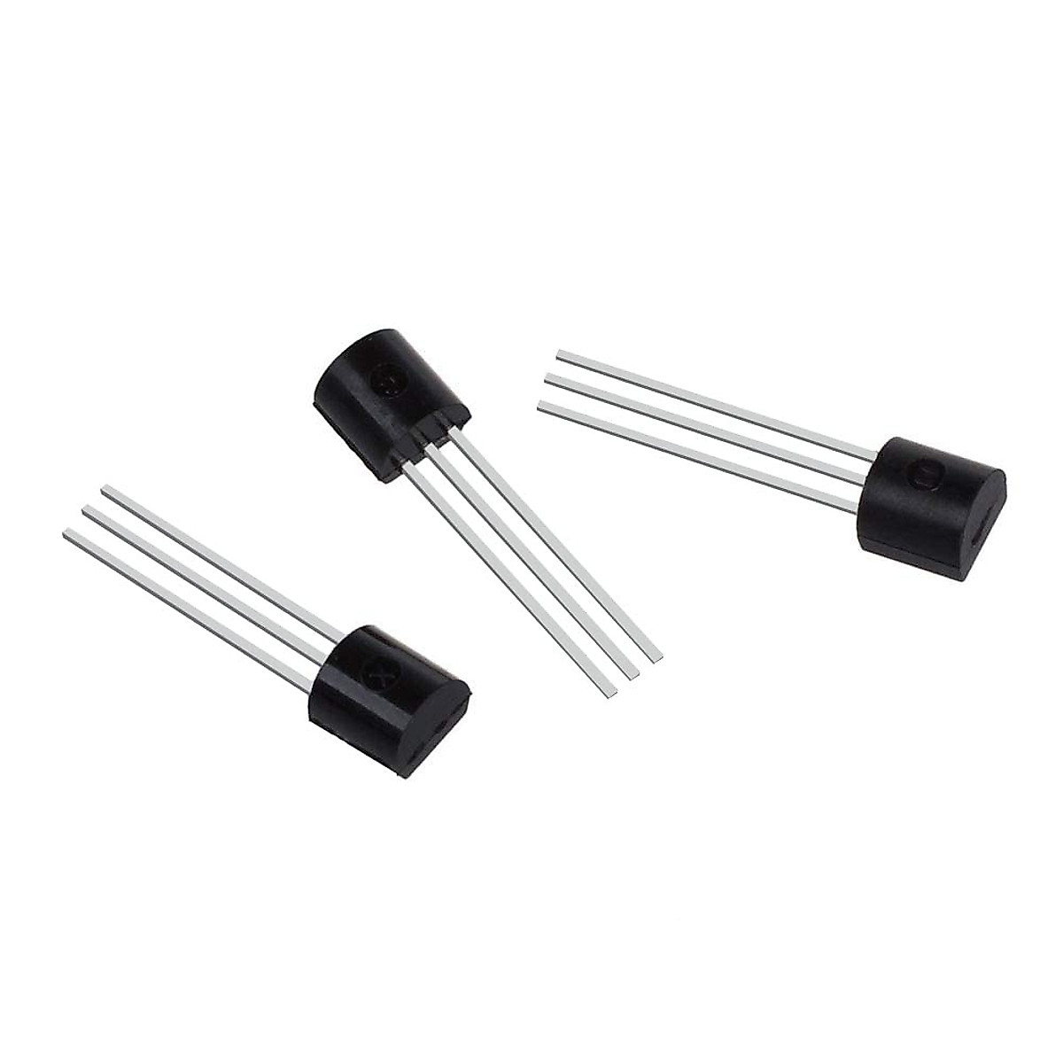 Eiechip® 10Pcs 18B20 DS18B20 TO-92 3 Pins Wire Digital Thermometer Temperature IC Sensor