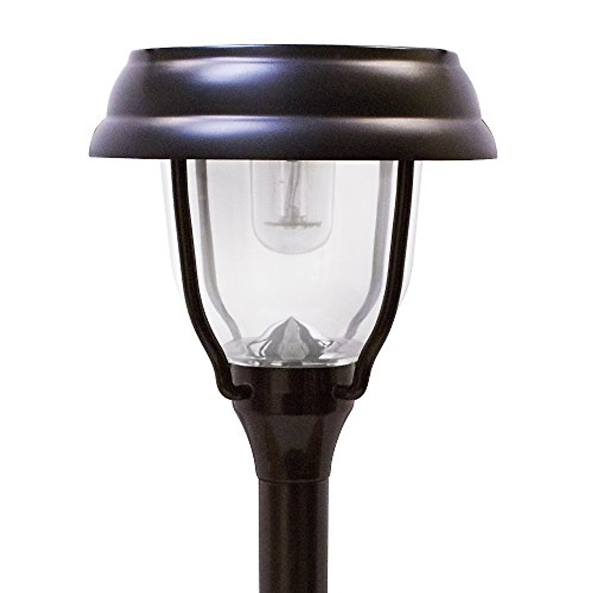 SOLARBASICS SB-145 DC Pathway Solar Landscape Accent Light, Dual Warm/Bright White Bulb, LED, Oil Rubbed Bronze, 4-Pack