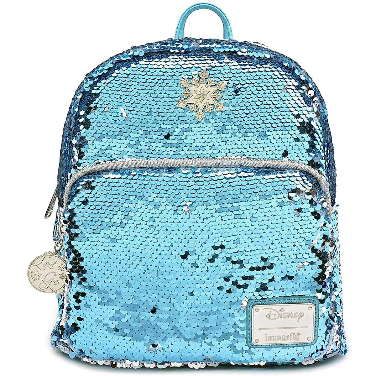Loungefly Frozen Elsa Reversible Sequin Mini Backpack