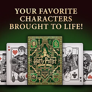theory11 Harry Potter Playing Cards - Green (Slytherin)