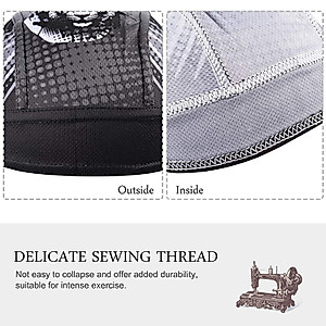 queenland Sweat Wicking Dew Rag Beanie Helmet Liner Cooling Skull Cap Quick Dry Adjustable Hat Head Wrap for Mens Women Outdoor Sport Cycling Riding Camping Motorcycling Trekking (Tiger)