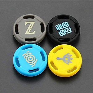 Binicoco Silicone Thumb Grips Cover Case Analog Stick Joystick Covers Cap Non-Slip Thumb Stick Caps for Nintendo Switch Joy-con (K)