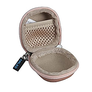 Anleo Hard Travel Case for Samsung Galaxy Buds Pro 2 / Samsung Galaxy Buds Live/Samsung Galaxy Buds Pro/Samsung Galaxy Buds 2 True Wireless Earbuds (Rose Gold)