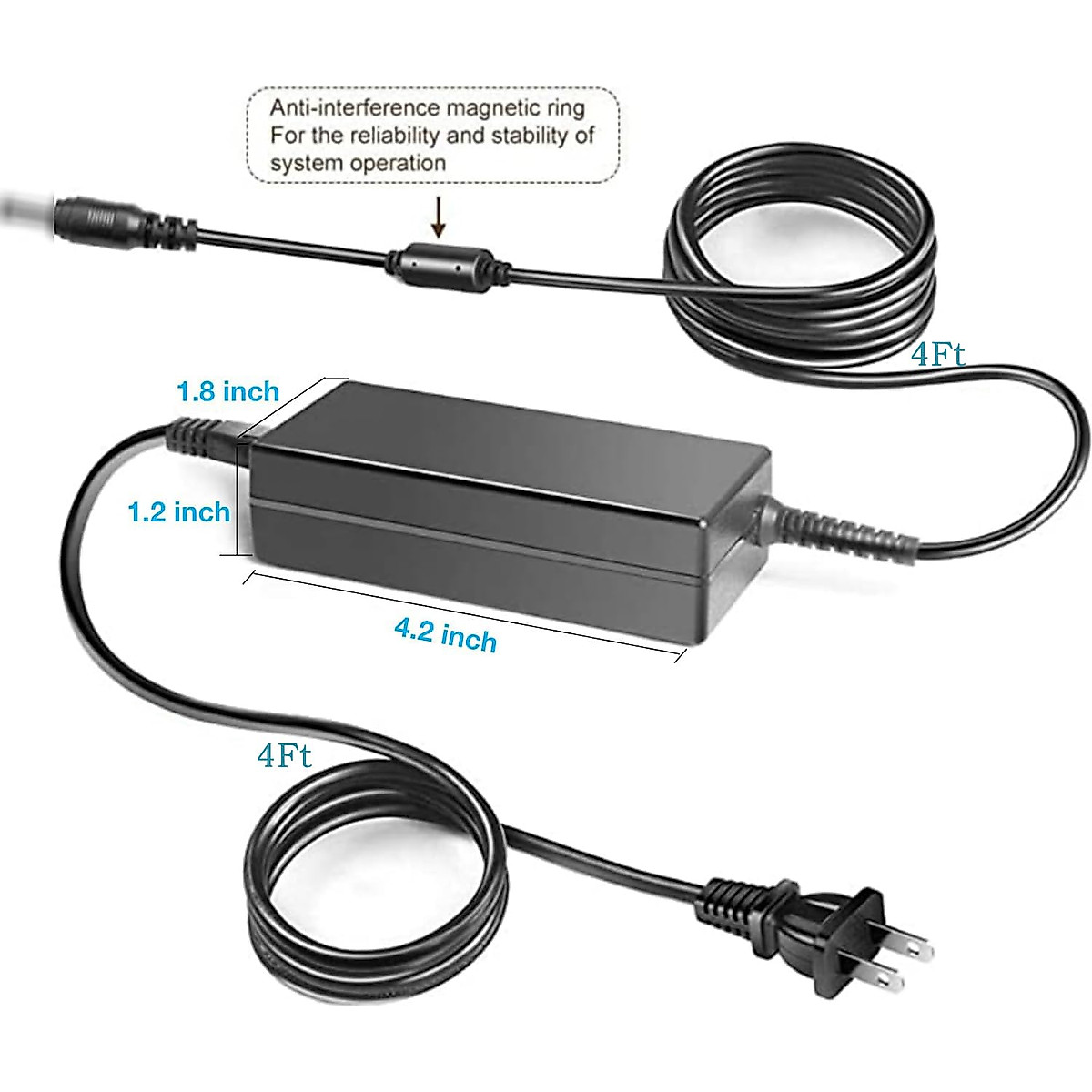 UpBright 15V AC/DC Adapter Compatible with Yamaha THR10 THR10C THR10X THR5 THR5A Modeling Combo THR10II THR30 II A THR30II WL Wireless Guitar Amplifier Amp THR30IIA Mini TSS-15 DTS Power Supply Cord