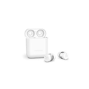 Motorola Vervebuds 110 True Wireless Compact Headphones IPX4 Water Resistant - White