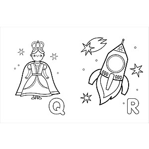 My First Toddler Coloring Book: Fun with Numbers, Letters, Shapes, Colors, and Animals! (Kids Coloring Activity Books)