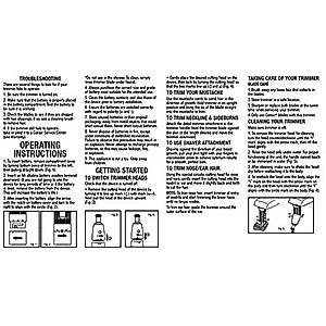 ConairMan Ear and Nose Hair Trimmer for Men, Cordless Battery-Powered Trimmer with Detail and Shaver Attachments, Patent 360 Bevel Blade for No Pull, No Snag Trimming Experience