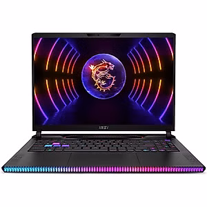 MSI Raider GE68HX 16" QHD+ (2560 x 1600) 240Hz Gaming Laptop - 13th Gen Intel Core i9-13950HX 24-Core up to 5.50 GHz CPU, 32GB DDR5 RAM, 1TB NVMe SSD, GeForce RTX 4070 8GB GDDR6, Windows 11 Home