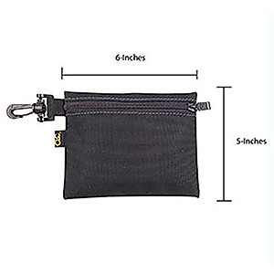 Omura Multi-Purpose Clip-on Zippered Pouches