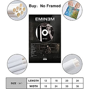 Eminem Poster The Marshall Mathers LP Album Cover Rap Music Poster 16x24inch Crliexen