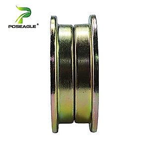 POSEAGLE 756-04224 Flat Idler Pulley 2.75 od Replaces Cub Cadet 756-04224 Idler Pulley 756-04224 Pulley, MTD 756-0981 Pulley, MTD 756-0981a, 756-0981b, 7560981a, 7560981b, Toro 112-3687, 62-4540