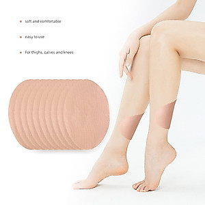 WOLAIYE Thigh Inner Anti-Chafing Sticker, Self-Adhesive Wear-Resistant Disposable Body Anti-Friction Pads, Transparent Ultra-Thin Invisible Patch,10PCS