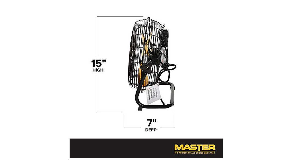 Master 12 Inch High Velocity Fan for Efficient Cooling