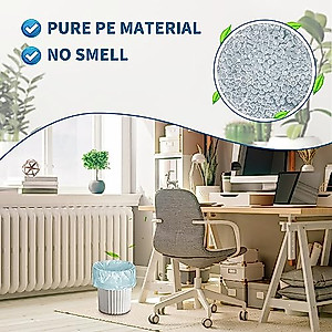 4 Gallon Small Trash Bags-Magesh 4 Gallon Trash Bag Strong, Leakage-Free, Small Garbage Bags 4 Gallon Unscented Thick for Bathroom, Office, Kitchen Small Trash Can, 15L, 105 Bags, Blue