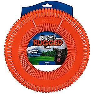Chuckit Rugged Flyer Dog Toy, Medium, Assorted Colors