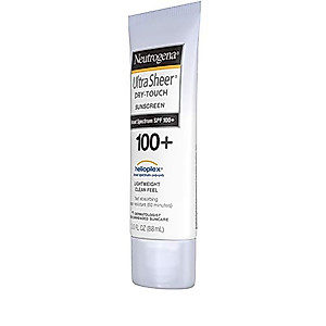 Neutrogena Ultra Sheer Dry-Touch Water Resistant and Non-Greasy Sunscreen Lotion with Broad Spectrum SPF 100+, 3 fl. oz