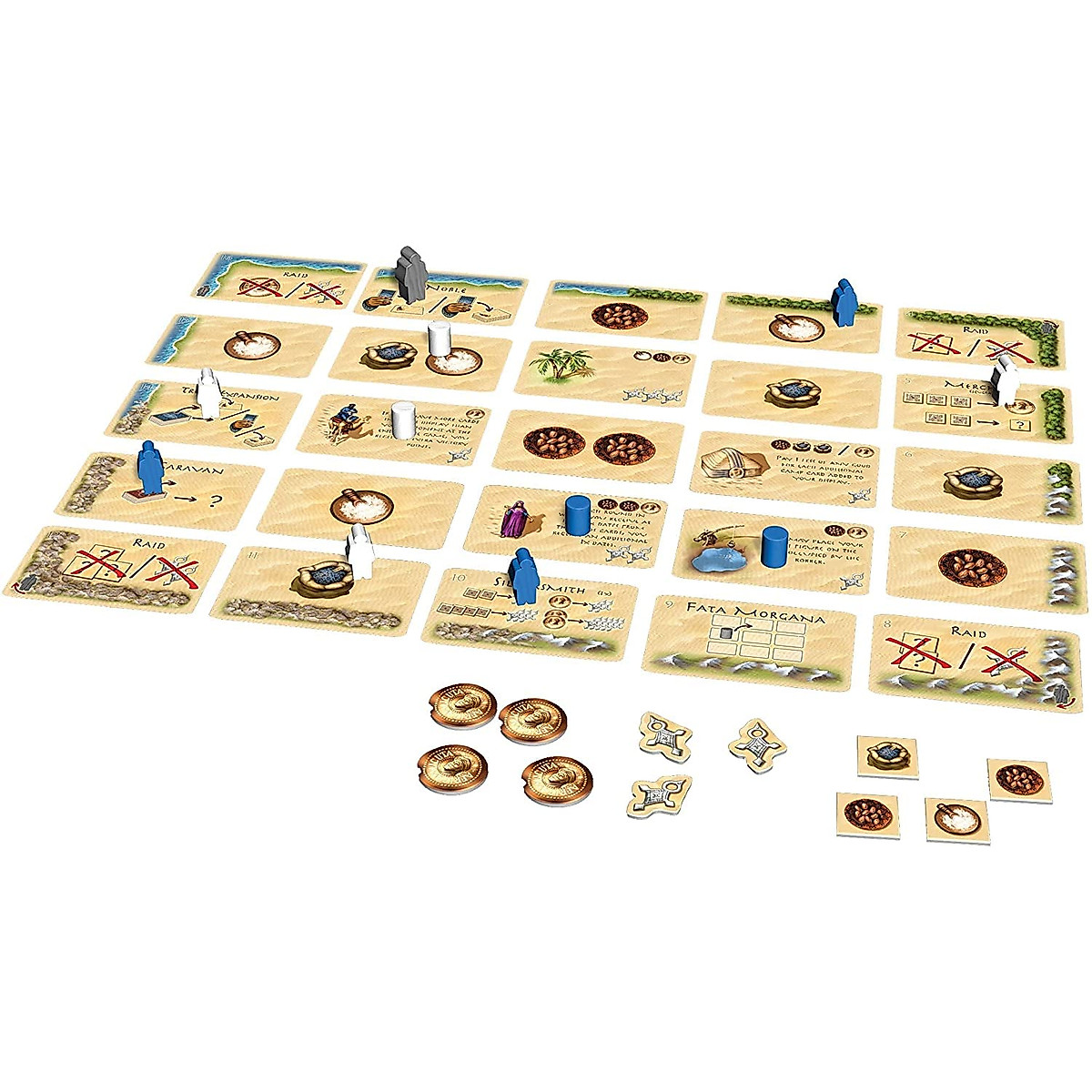 Targi Strategy Board Game Bundle with Mr Dice Drawstring Bag