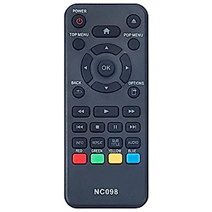 NC098 NC098UL Replacement Remote Control Applicable for Philips Blu-ray DVD Player BDP1502/F7 BDP1502F7 BDP1502 F7