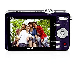 Kodak Easyshare M763 7.2 MP Digital Camera with 3xOptical Zoom (Blue)
