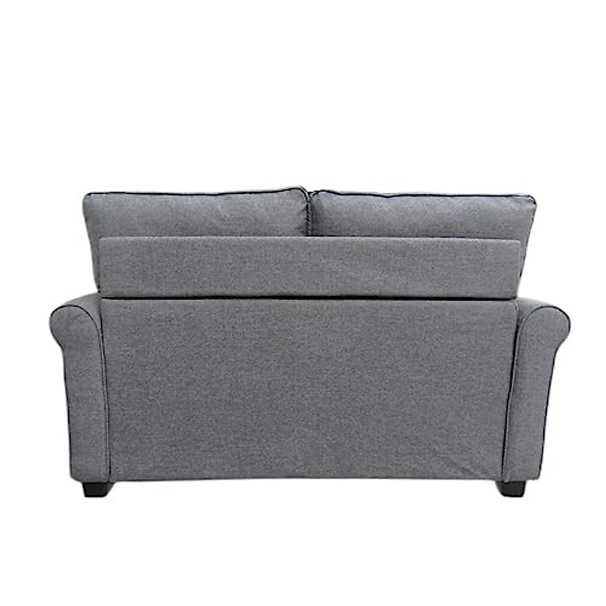 Urban Home Furniture Loveseat Sleeper Sofabed, Twin, Heather Grey