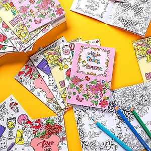 30 Pcs Inspirational Coloring Book Bulk Motivational Coloring Books for Kids Adult Mandala Coloring Books Stress Relieving Back to School Gifts