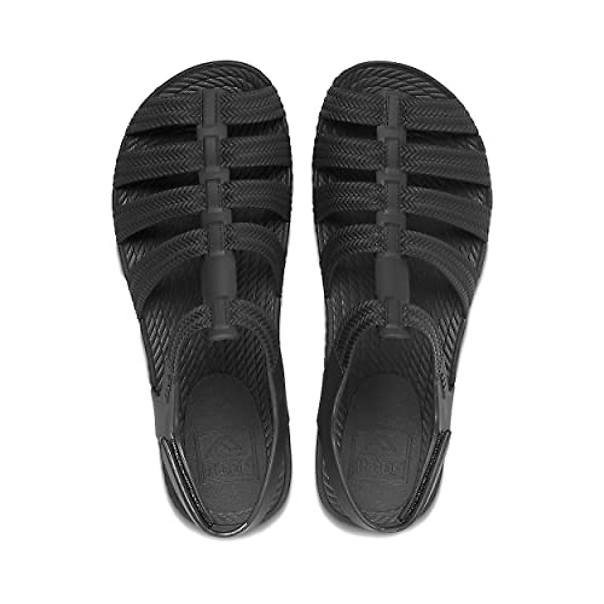 Reef Women's Water Beachy Fisherman Sandal, Black, 5