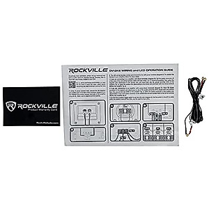 Rockville DV12K6D2 Dual 12" 4800w Car Audio Subwoofers Plexi Sub Enclosure Box