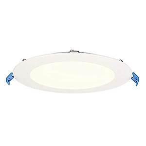Westinghouse 5107100 Slim 6 Inch, Dimmable Recessed LED Downlight, White