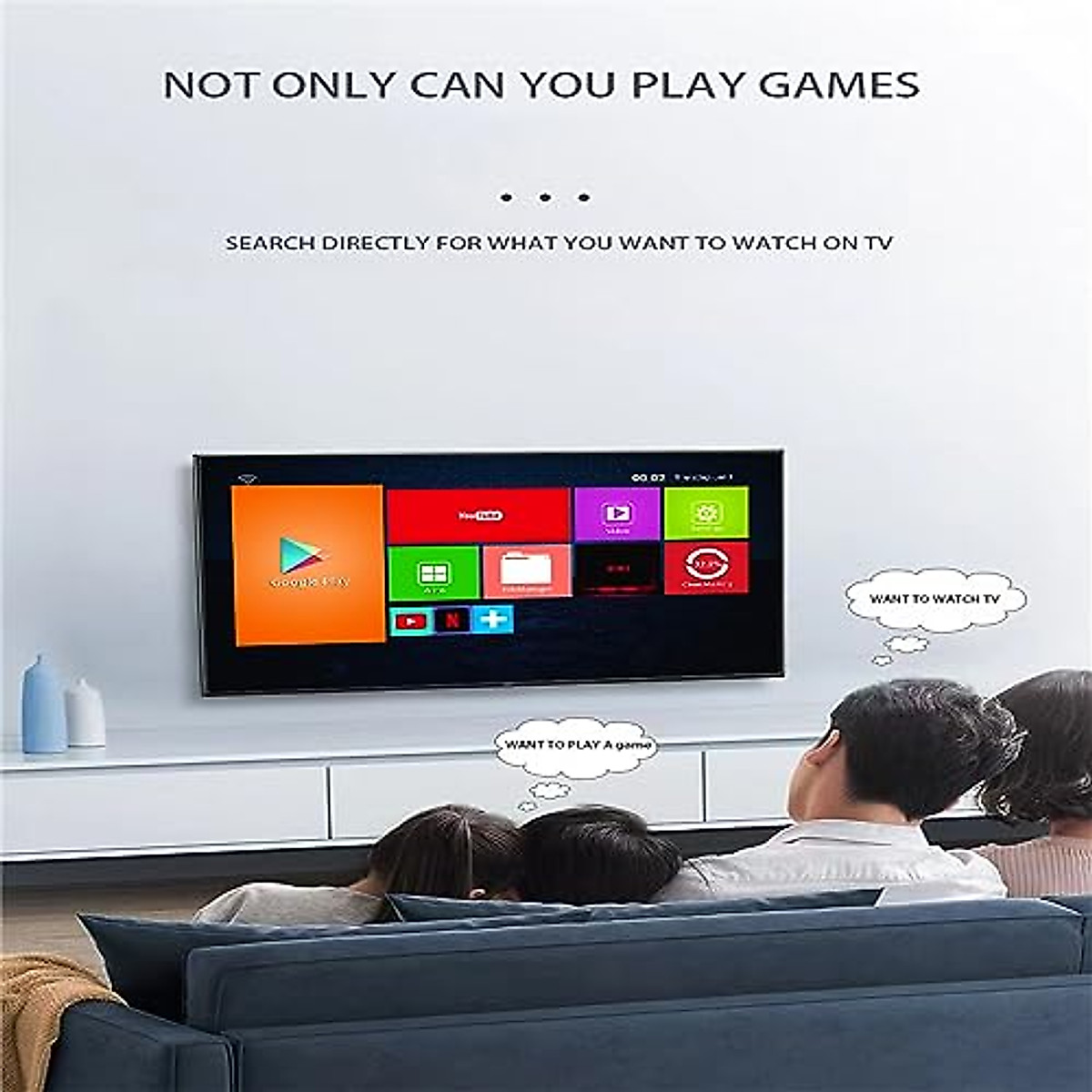 G11 Pro Game Box 4K HD TV Game Stick Video Game Console 256G Built in 60000+ Retro Games Portable Game Player Wireless Gamepad (256G 60000+Games)