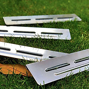 Hi Flame Set of 4 Wind Screen/Wind Guard Waterproof Aluminum Grill Accessories for Outdoor Cooking Fit for Blackstone Griddle and Other Griddle (Fit for 36" Griddle)