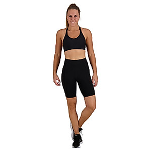 2XU Women's Fitness New Heights Bike Short, Black/Black, X-Small